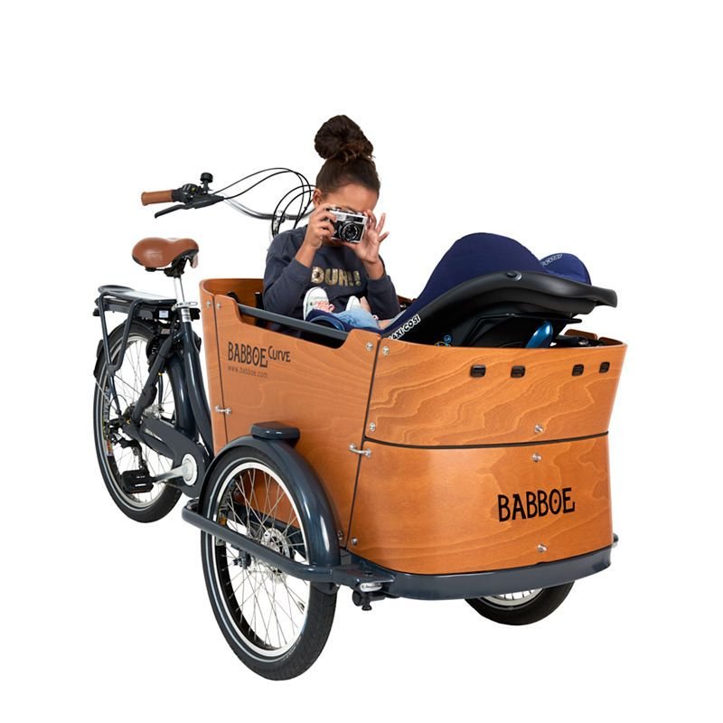 Electric Babboe Curve-E Cargo Bike for 1-4 Children | Babboe